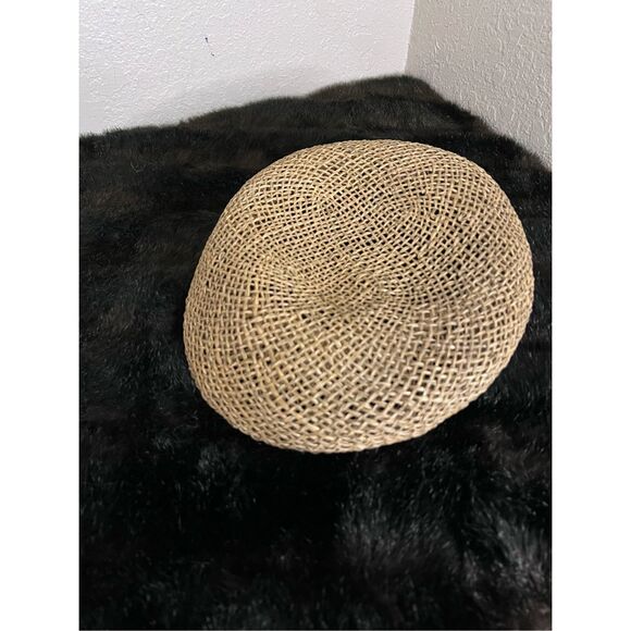 Pendleton | Accessories | Pendleton Woven Natural Straw Newsboy Cabbie Cap Inner Band Usa Sz L ...